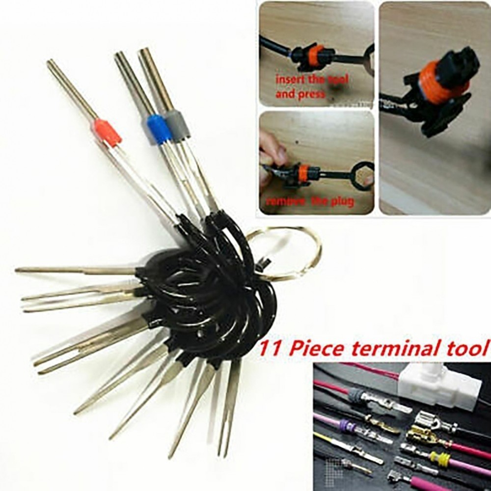 Essential 11 Piece Car Terminal Removal Tool Kit for Wire Connector Pin ...