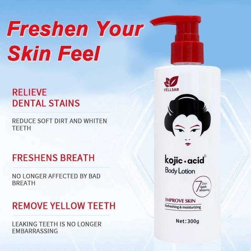 Kojic Acid Body Lotion Lightening Body Skincare Whitening Body Lotion ...