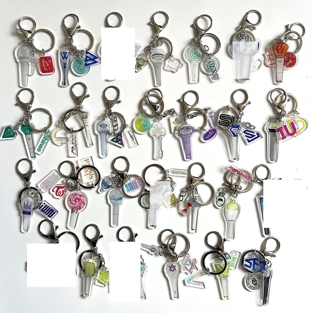 STRAY KIDS IVE Support Light Peripheral Keychain SEVENTEEN IU NMIXX ...