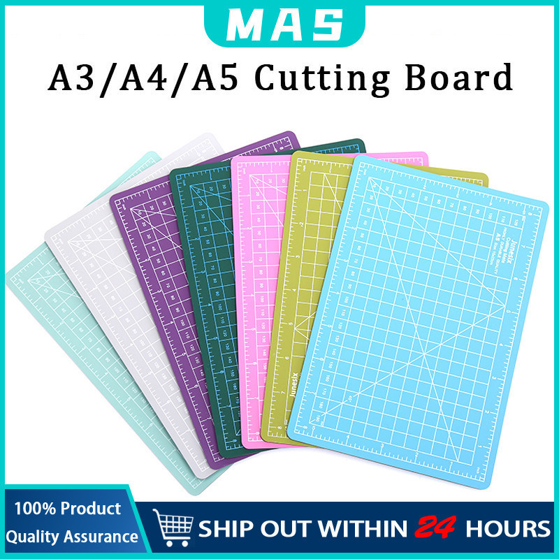 MAS A3 A4 A5 Cutting Mat PVC Cut Pad Patchwork Tools Manual Cutting Board Double-sided Self ...