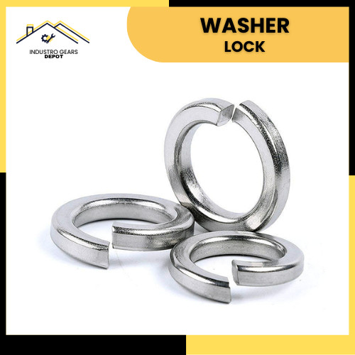IGD || Stainless Steel Washer Lock Wash Lock (M3,M4.M5,M6,M8,M10,M12 ...