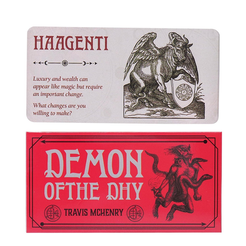 Demon of the Day Tarot Cards Fortune Telling Board Game Cards ...