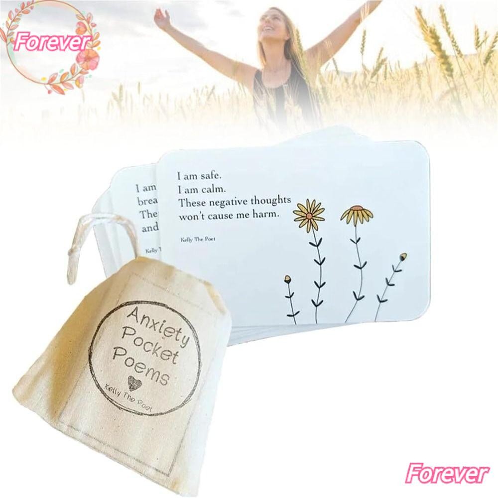 FOREVER Anxiety Relief Pocket Poems, with Positive Quotes Anxiety ...