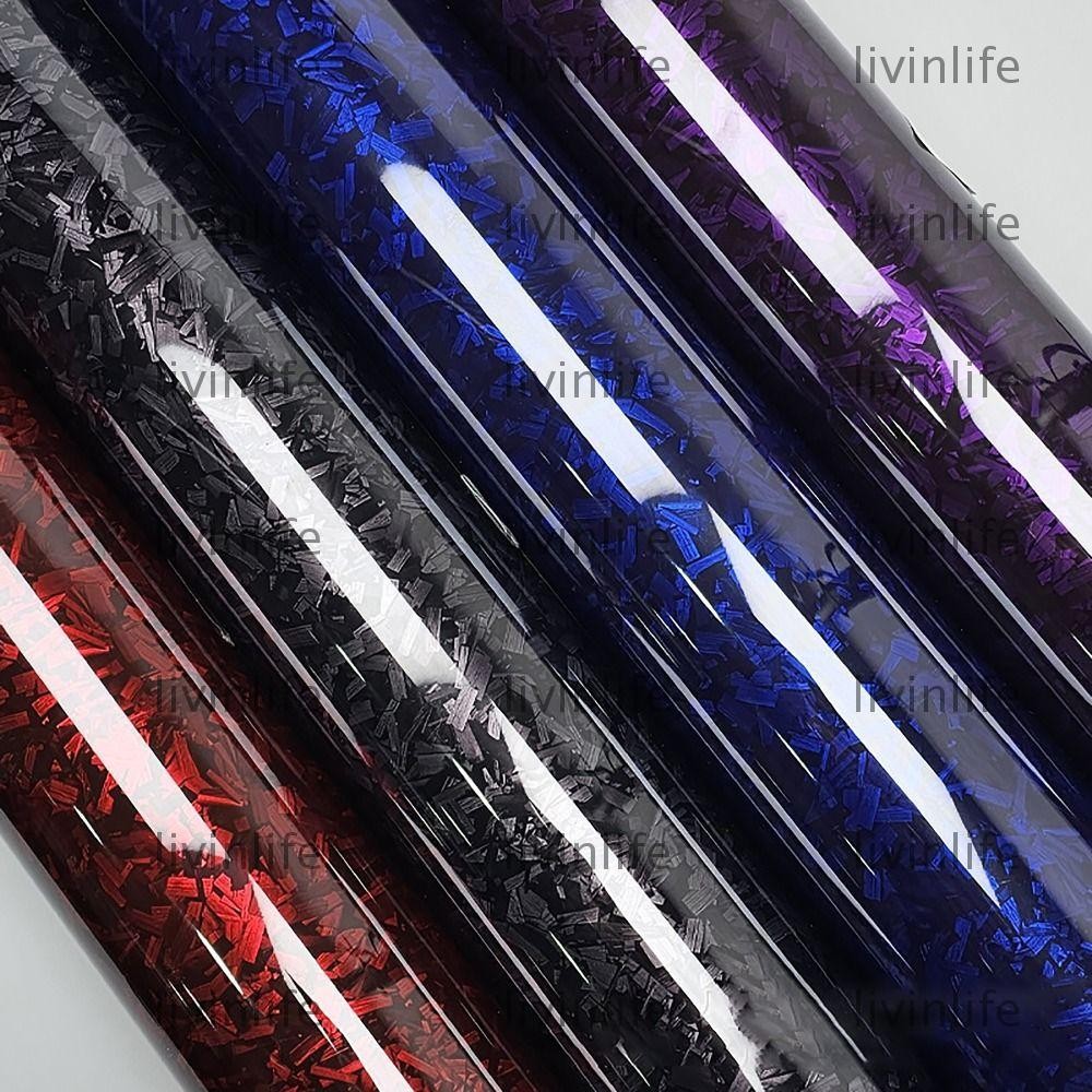 LIVINLIFE Carbon Fiber Vinyl Film, /6D Effect Forged Carbon Fiber ...