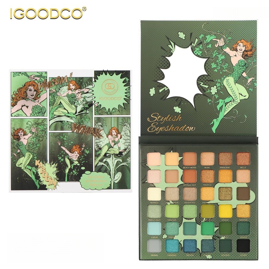IGOODCO 36 color beauty eye shadow plate cosmetics matte makeup palette ...