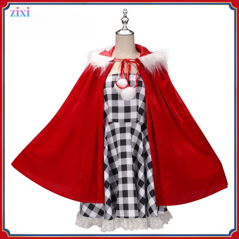 Dr. Seuss' How the Grinch Stole Christmas Cindy Cos Christmas Red Cloak ...