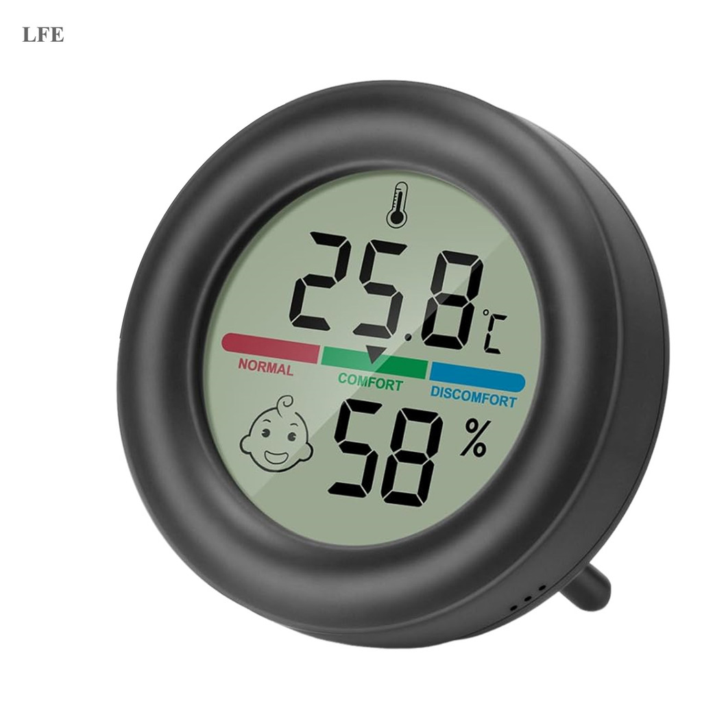 LFE Hygrometer Thermometer Humidity Meter Digital with Comfort Levels ...
