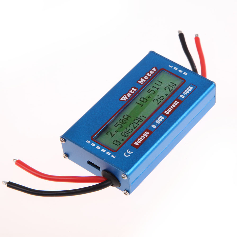 DC Power Analyser 12V 24V Solar Wind Analyzer LCD Digital High ...