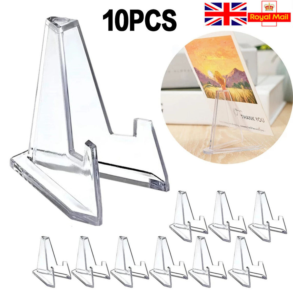 10X Card Stand Graded Cards Display Stand Coins Small Box Paper Clip ...