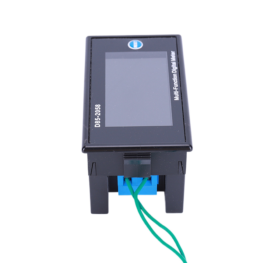 D85-2058 Single-Phase AC Panel Meter Digital LCD Volt Amp Frequency ...