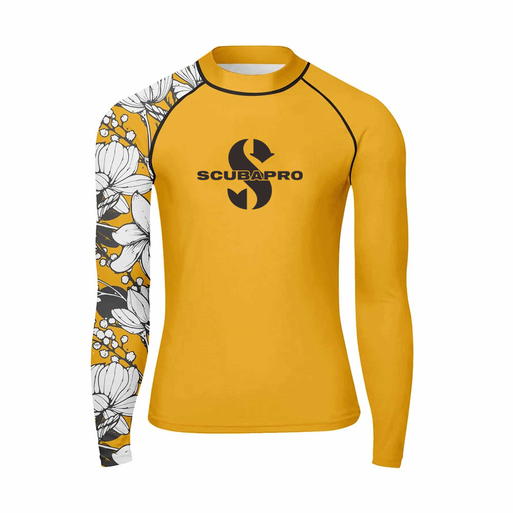 Rash Guard Men's Surfing Long SLeeve Shirts Lycra Surf Traje De Baño ...