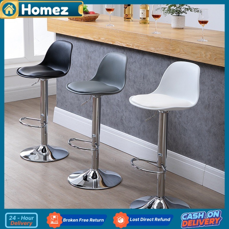 2PCS High chair bar stool modern high chair bar counter lift 360 ...
