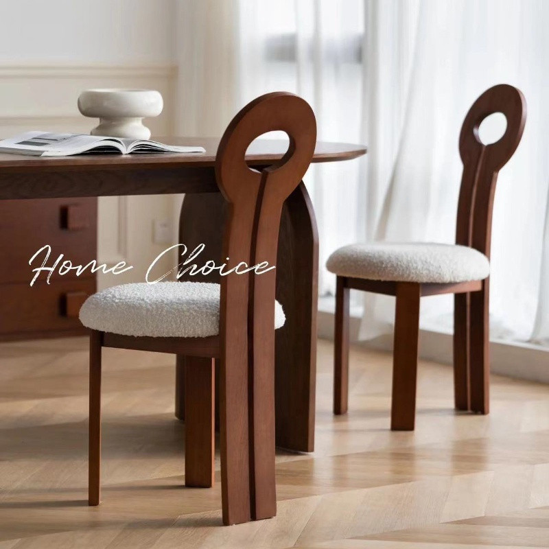 MAS Solid Wood Dining Chair Home Chair Makeup Chair Leisure Chairs ...