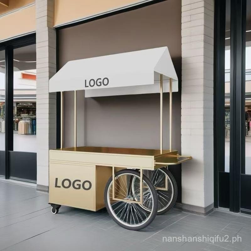 Trendy Iron Art Flower Cart Stall Cart Shopping Mall Promotion with ...