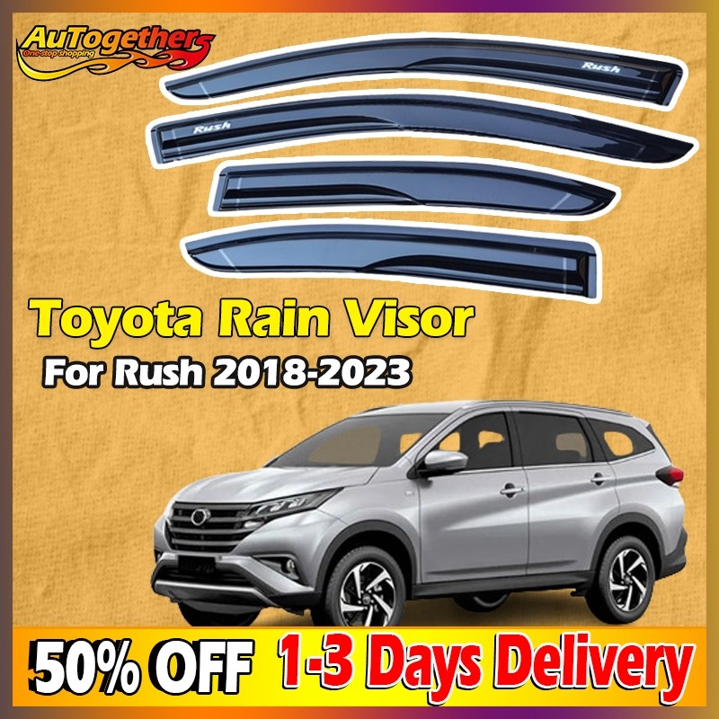TOYOTA Rush 2018 - 2023 Rain Visor Door Visor Rain Guard Window Visor ...