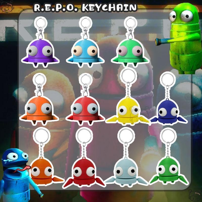 REPO 3D Printed Character Figure Cartoon Key Chain Ornament Key Chain ...