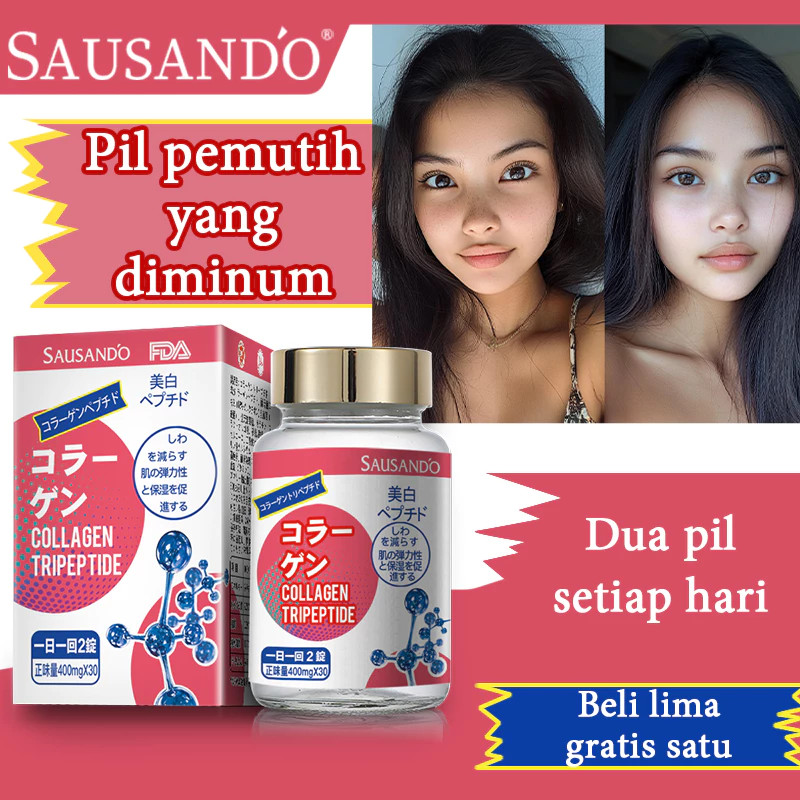 SAUSANDO Collagen Capsule White Vitamin C Beautify Skin Care Anti-aging ...