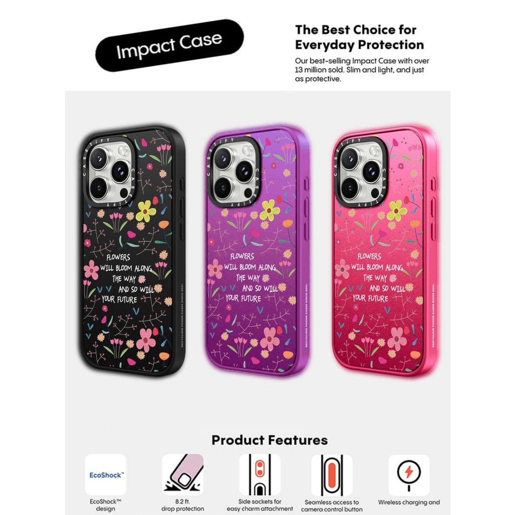 CASECASE X Your future Case Matte Black Matte Purple Matte RosePink ...