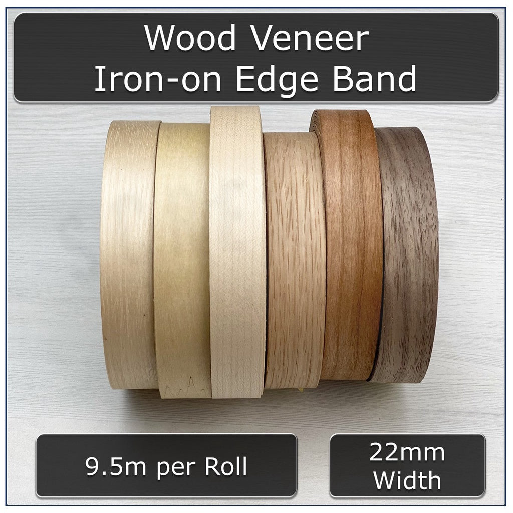 Wood Veneer Iron On Edge Band (21mm) | Shopee Philippines