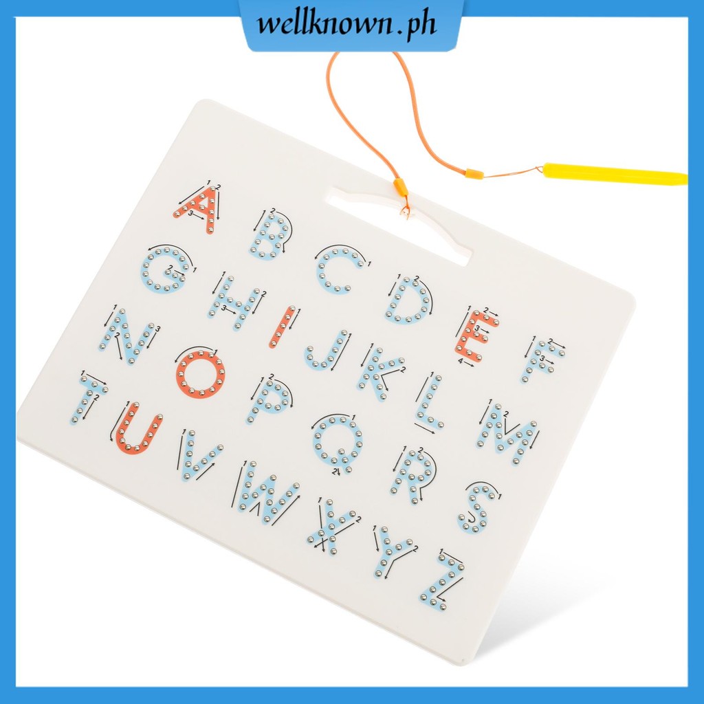 Magnetic Letter Board Uppercase and Lowercase Alphabet Tracing Board ...