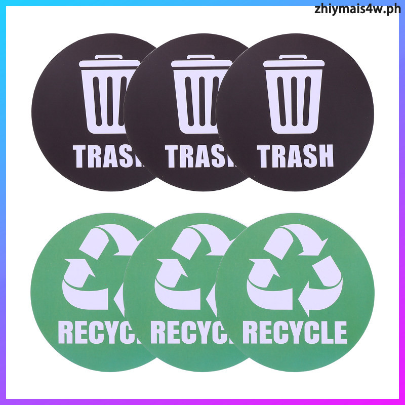 Trash Can Sorting Stickers Large Waste Bin Garbage Classification ...