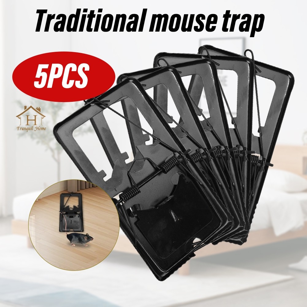 Heavy-Duty Rat Trap Metal Snap Trap with High Sensitivity for Indoor ...