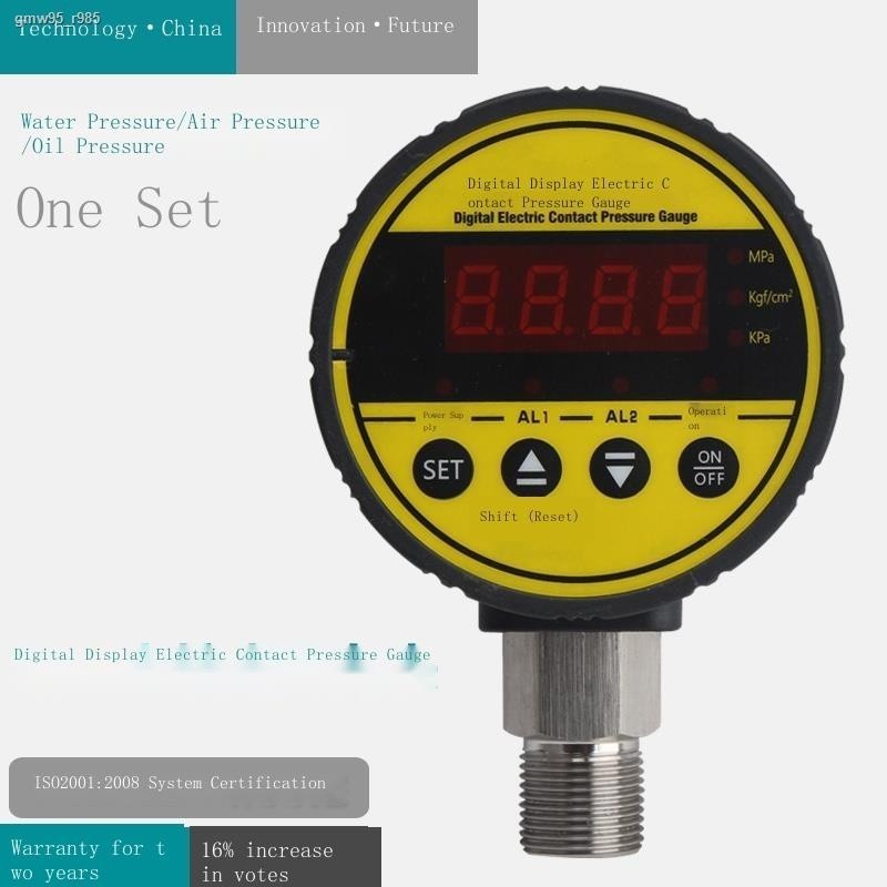 Digital display pressure gauge digital electronic vacuum intelligent ...
