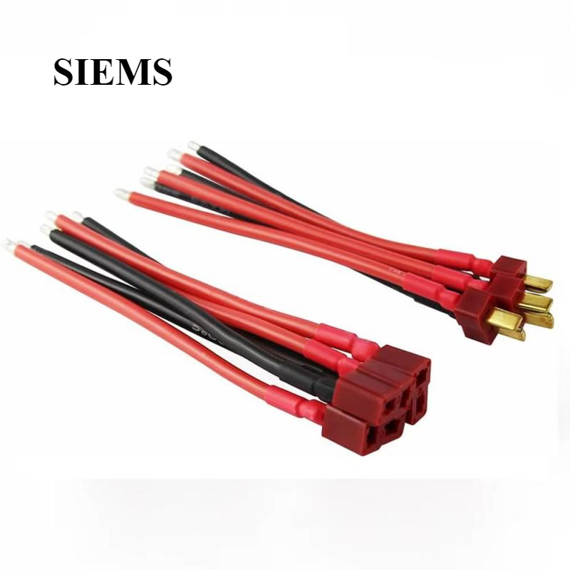 Deans connector T Plug converters Male Female Connector Silicone Wire ...