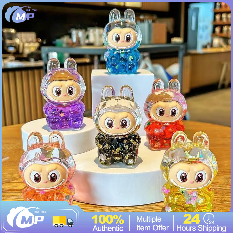 Labubu Acrylic Doll Desktop Decorations Cartoon Cute Bubble Bead Doll ...