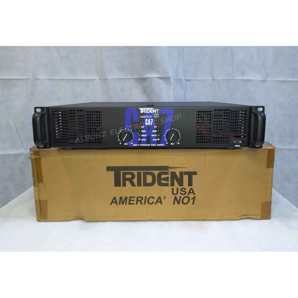 Trident CA7 450Watts Professional Power Amplifier | Shopee Philippines