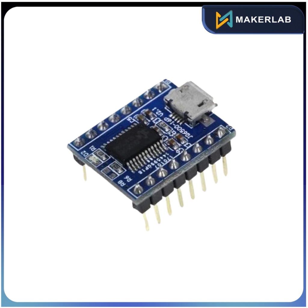 JQ6500 Voice Module MP3 Module MCU Serial Port Control Broadcast one-on ...