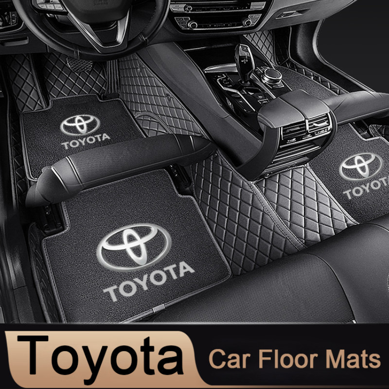 4Pcs Car Carpet Non-Slip Car Floor Mats for Toyota Vios Hilux Camry ...
