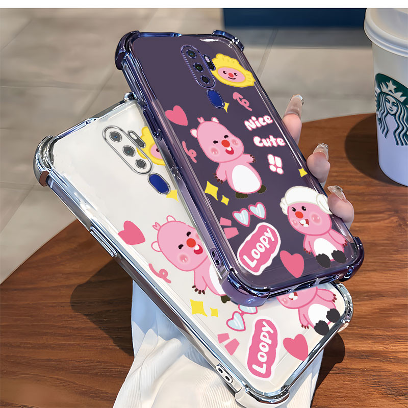 Shockproof 】Case For OPPO A9 2020 A5 2020 Latest Piggy Pattern ...