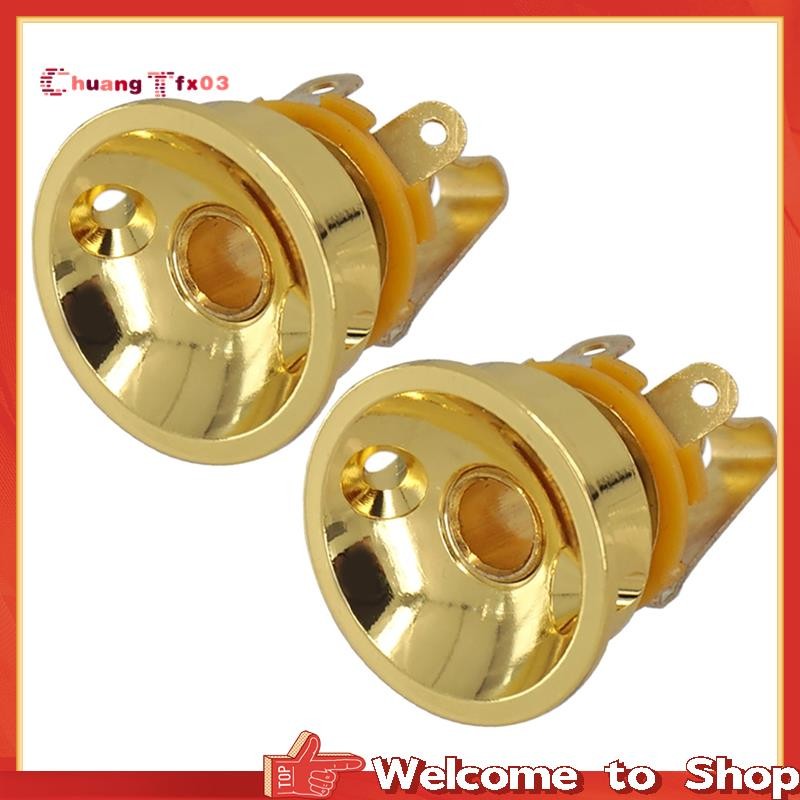 【Chuangtfx03】6.35mm 1/4Inch Guitar Jack Plug Socket Output Plate for ...