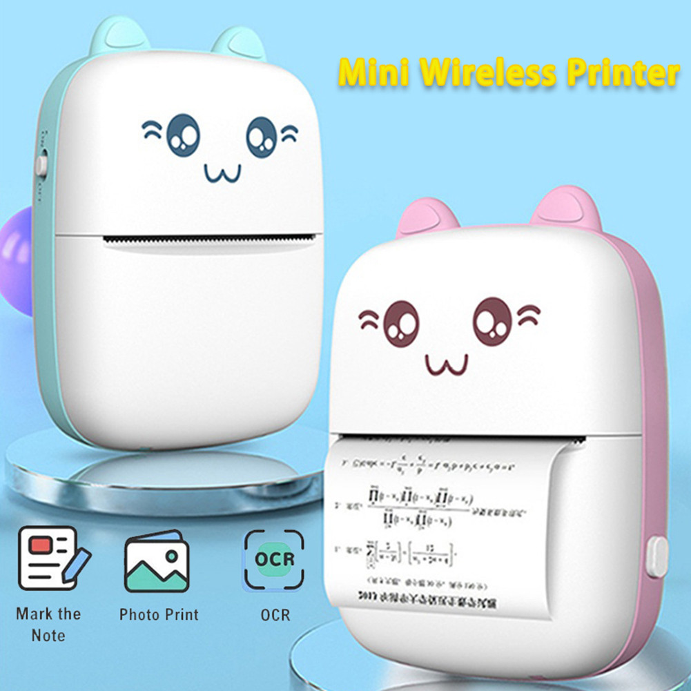 Mini Portable Thermal Printer Mobile Printer Picture Photo Printer Home ...