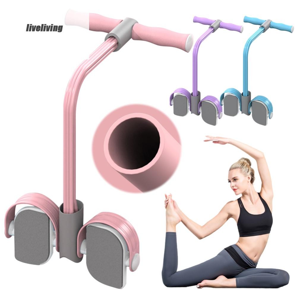 Pedal Puller Resistance Rope Elastic Sit Up Equipment 6 Tube for Adults ...