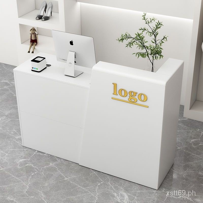 Clothing Store Cashier Counter Small Store Reception Desk Internet ...