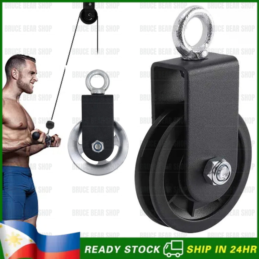 88mm Silent Pulley 360 Degree Rotating Gym Cable Pulley Equipment Wheel ...
