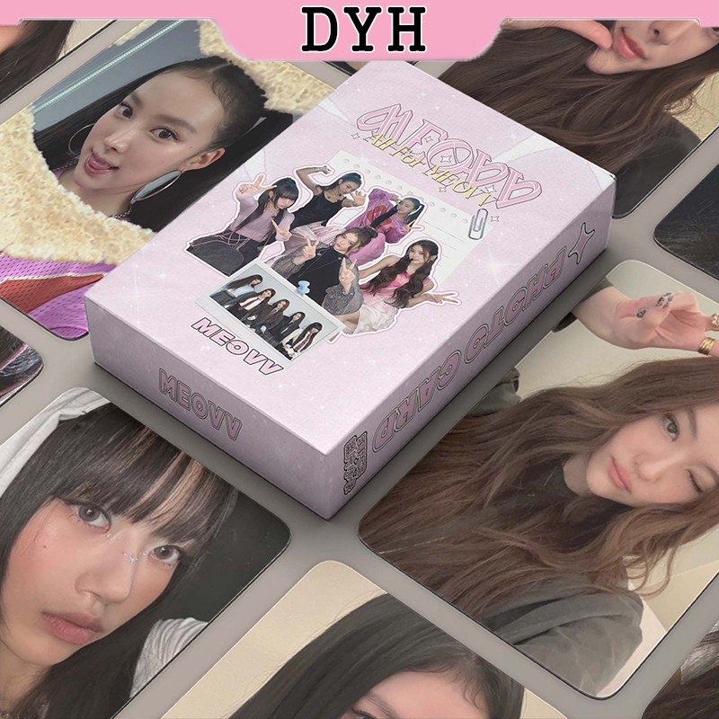 50pcs/box MEOVV Laser Card Photocards Holographic LOMO Card KPOP Album ...