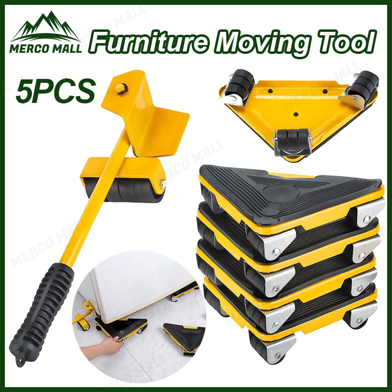 Heavy Duty Furniture Lifter Transport Tool Furniture Mover Set 4 Move ...
