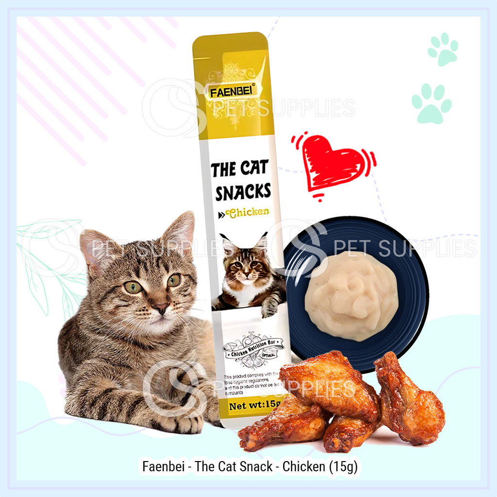 BOB-The Cat Snacks - 15g: Delicious & Nutritious (Chicken) | Shopee ...