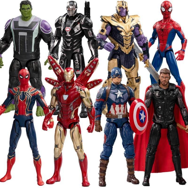 ZD Marvel Avengers Legends 7 inch Iron Man Spider-Man Captain America ...