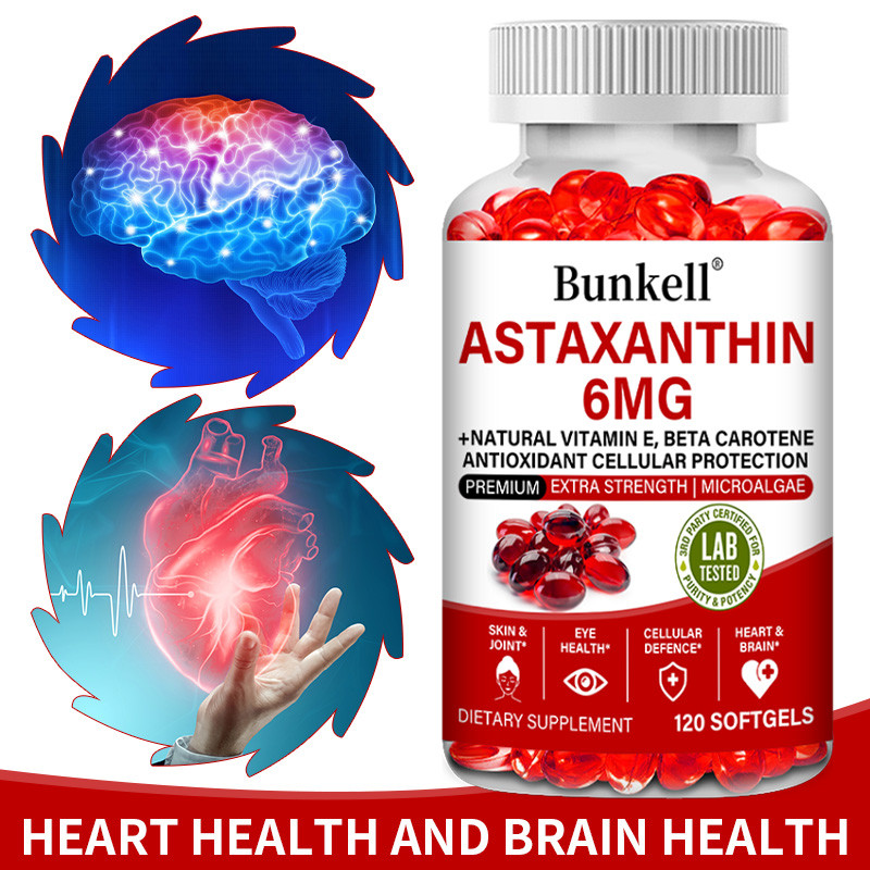Astaxanthin 6 mg | Antioxidant | Healthy Eyes, Skin, Cardiovascular ...