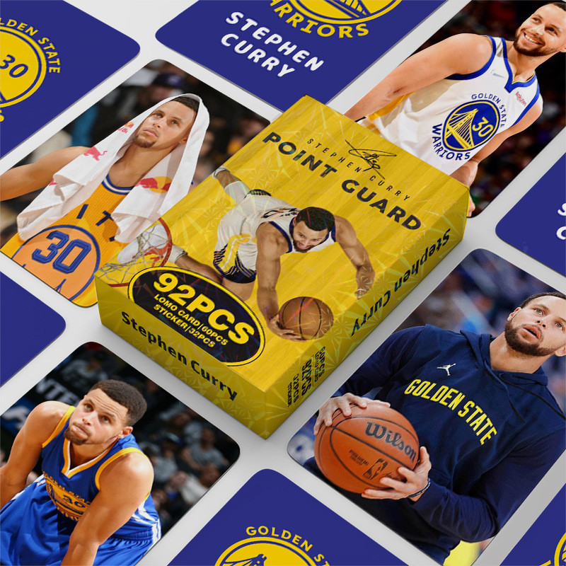 92pcs/box Basketball Superstarr Curry Photocards Curry LOMO Card ...