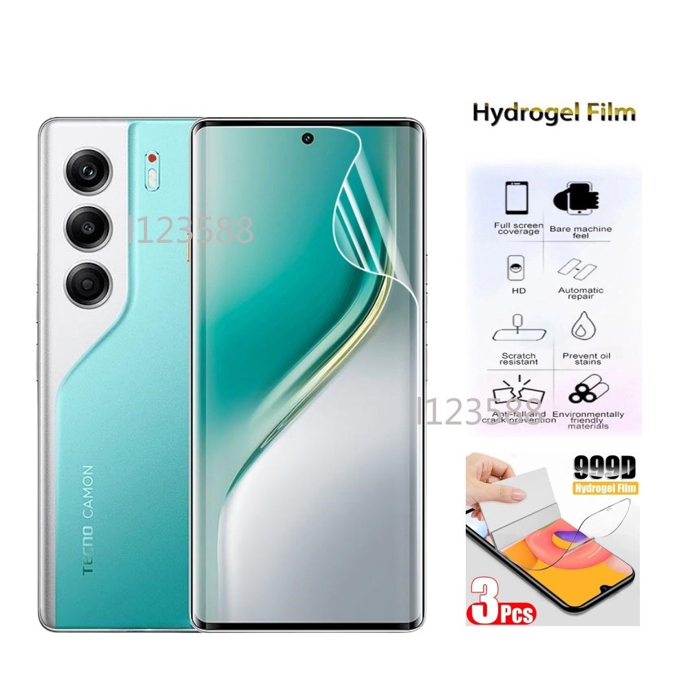 For Tecno Camon 40 2025 Hydrogel Film Front Full Cover screen protector For Tecno Camon 40 30 ...