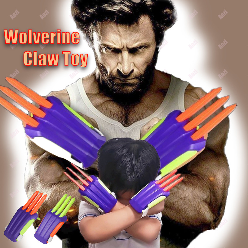 Kids Wolverine Claw Toy Turnip Claw Portable Stretchable Claw Toy X-Men ...