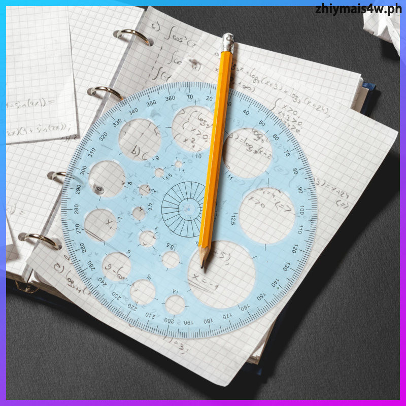 Math Protractor Small Protractors Multifunction Circle Geometric Ruler ...