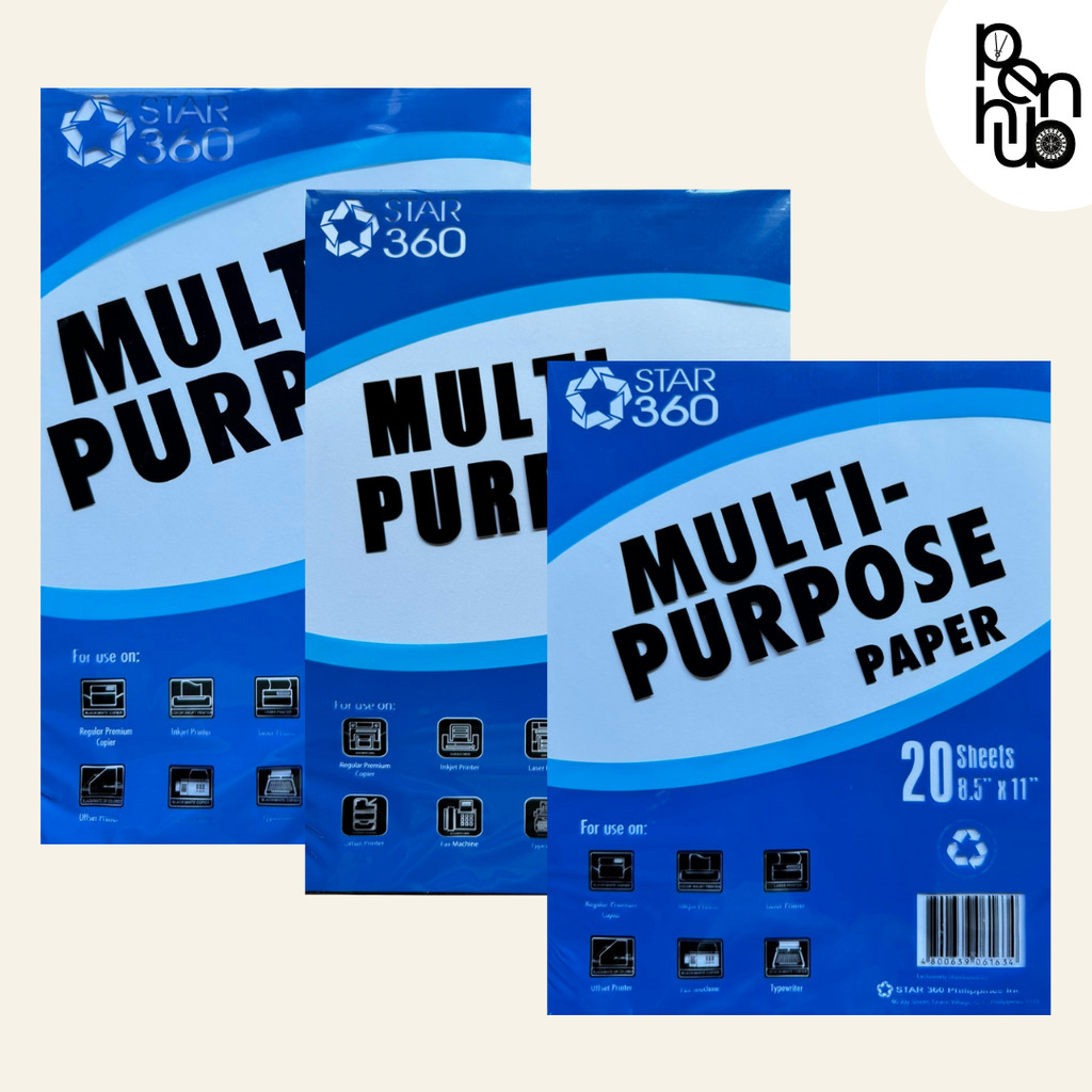 Multi-Purpose Copy Paper 70gsm Repack by 20Sheets - Penhub | Shopee ...
