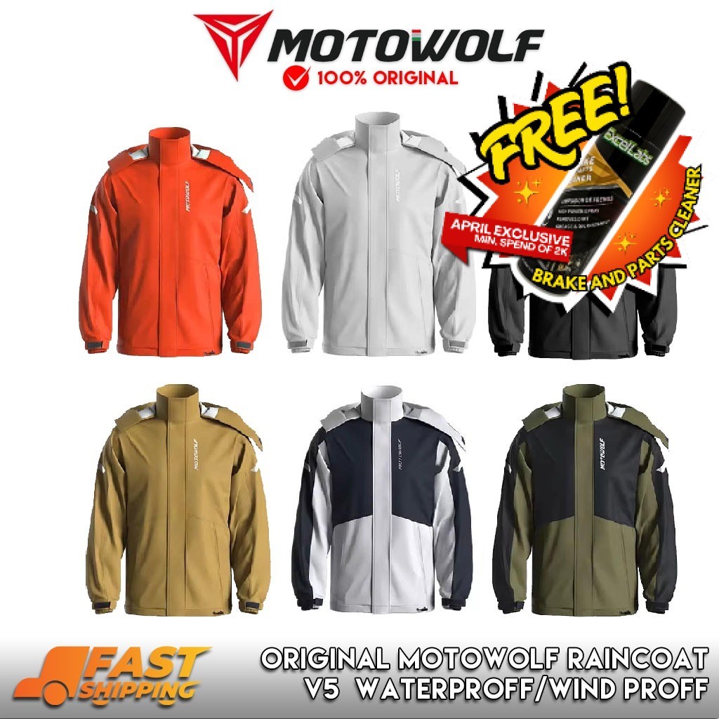 ORIGINAL MOTOWOLF® V5 RAINCOAT WITH SHOE COVER MDL0405 | Shopee Philippines
