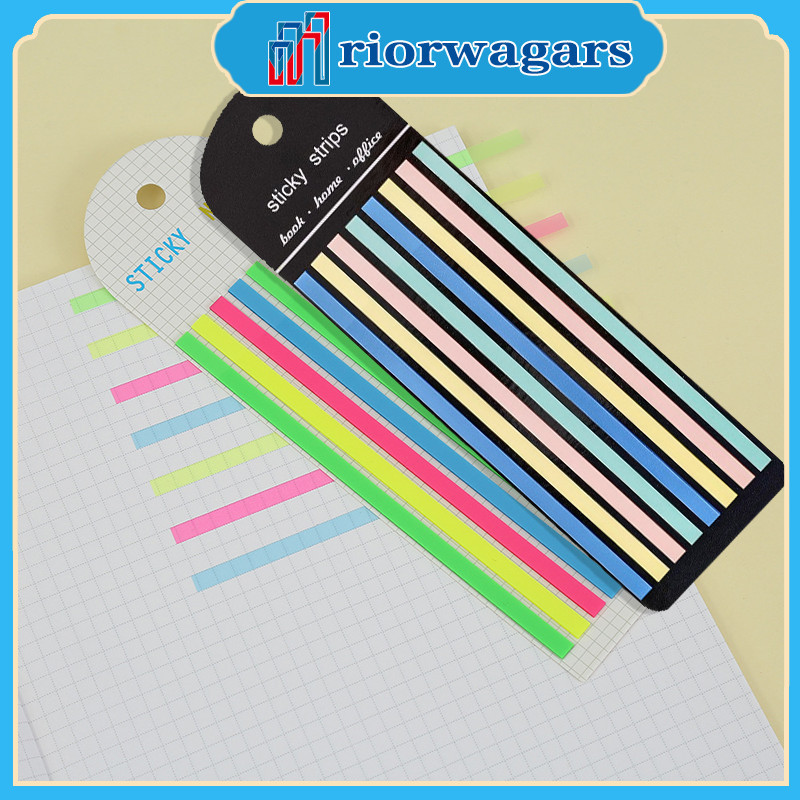 160 Sheets Transparent Highlighter Sticky Notes Tape Removable Sticky ...